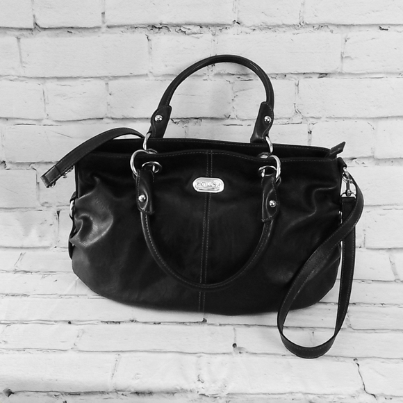 Chaps | Bags | Chaps Manmade Leather Bag | Poshmark